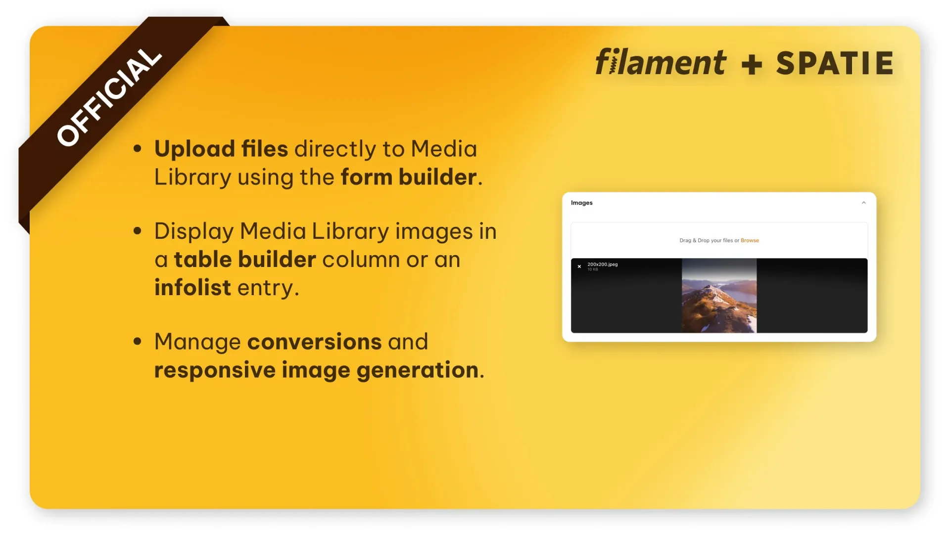 Spatie Media Library By Filament Filament