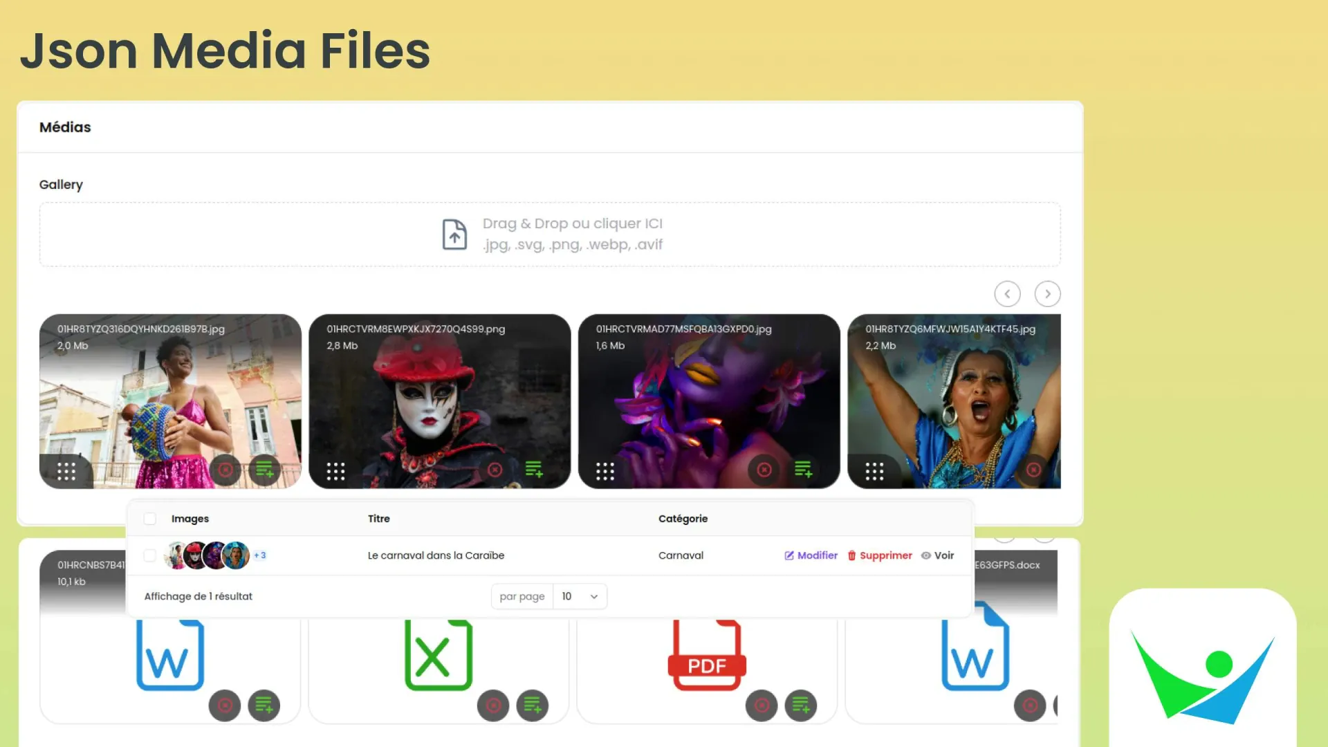 Json Media By Ramesay Daniel Filament