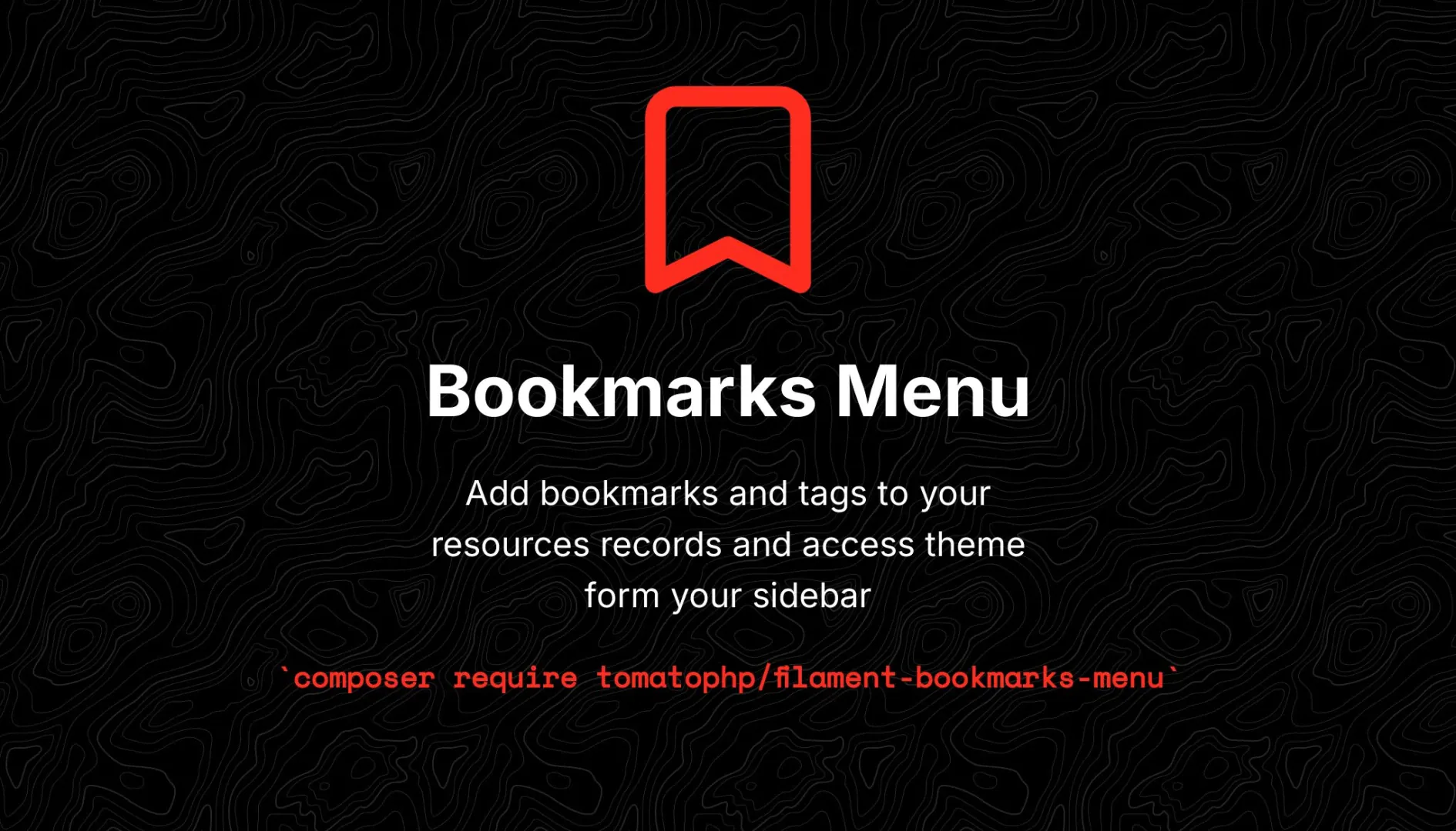 Bookmarks Menu by Fady Mondy - Filament