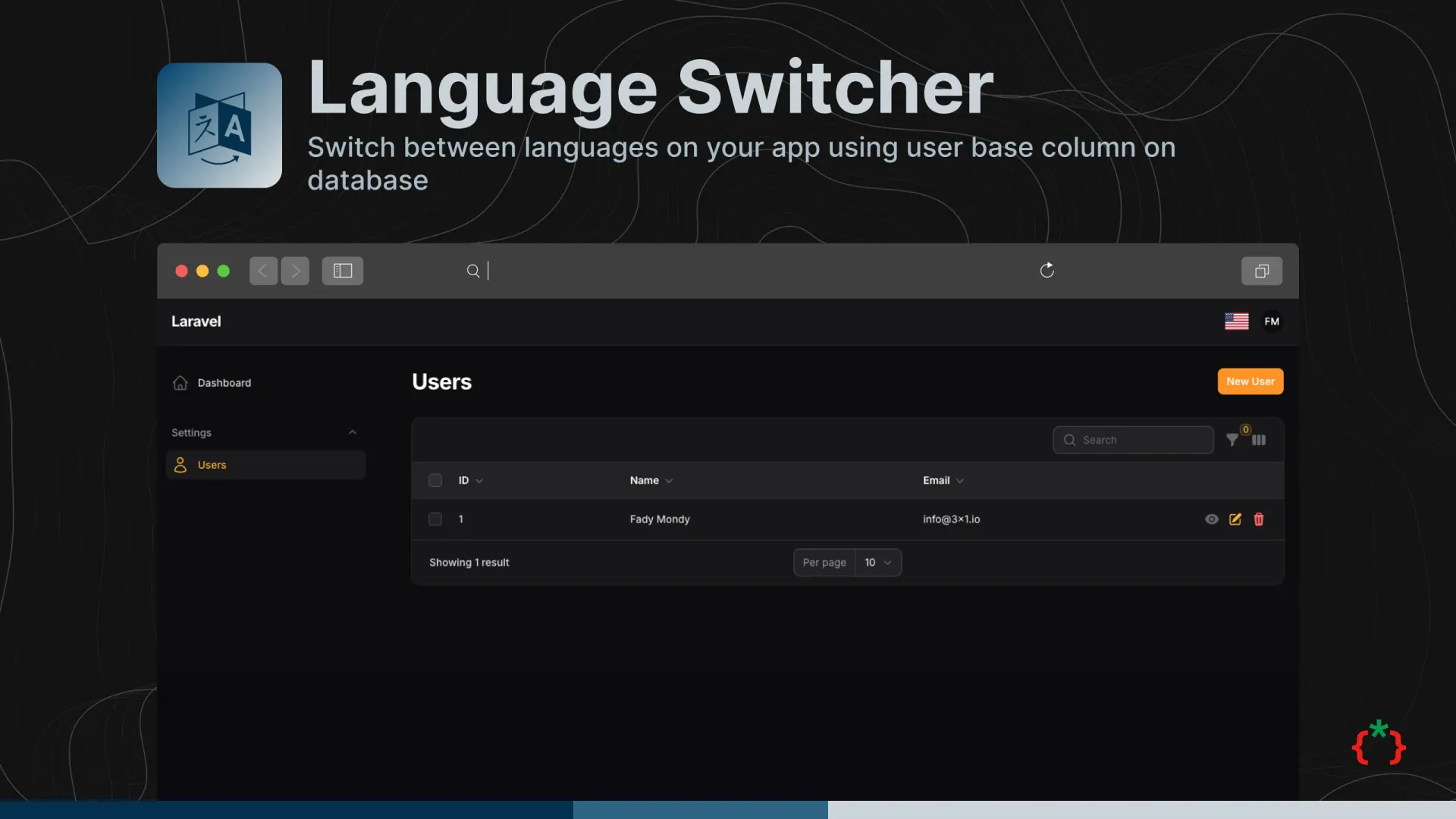 Language Switcher by Fady Mondy - Filament