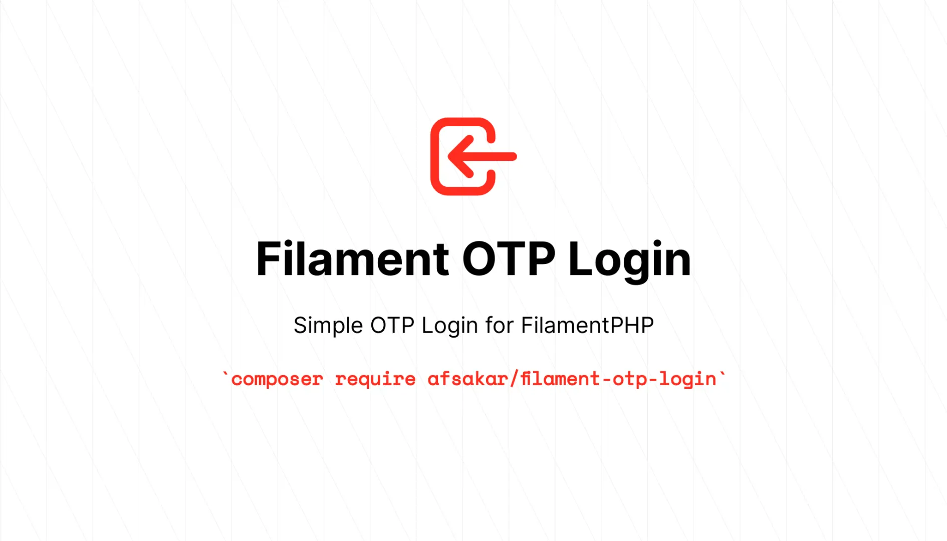 OTP Login by Azad Furkan ŞAKAR - Filament