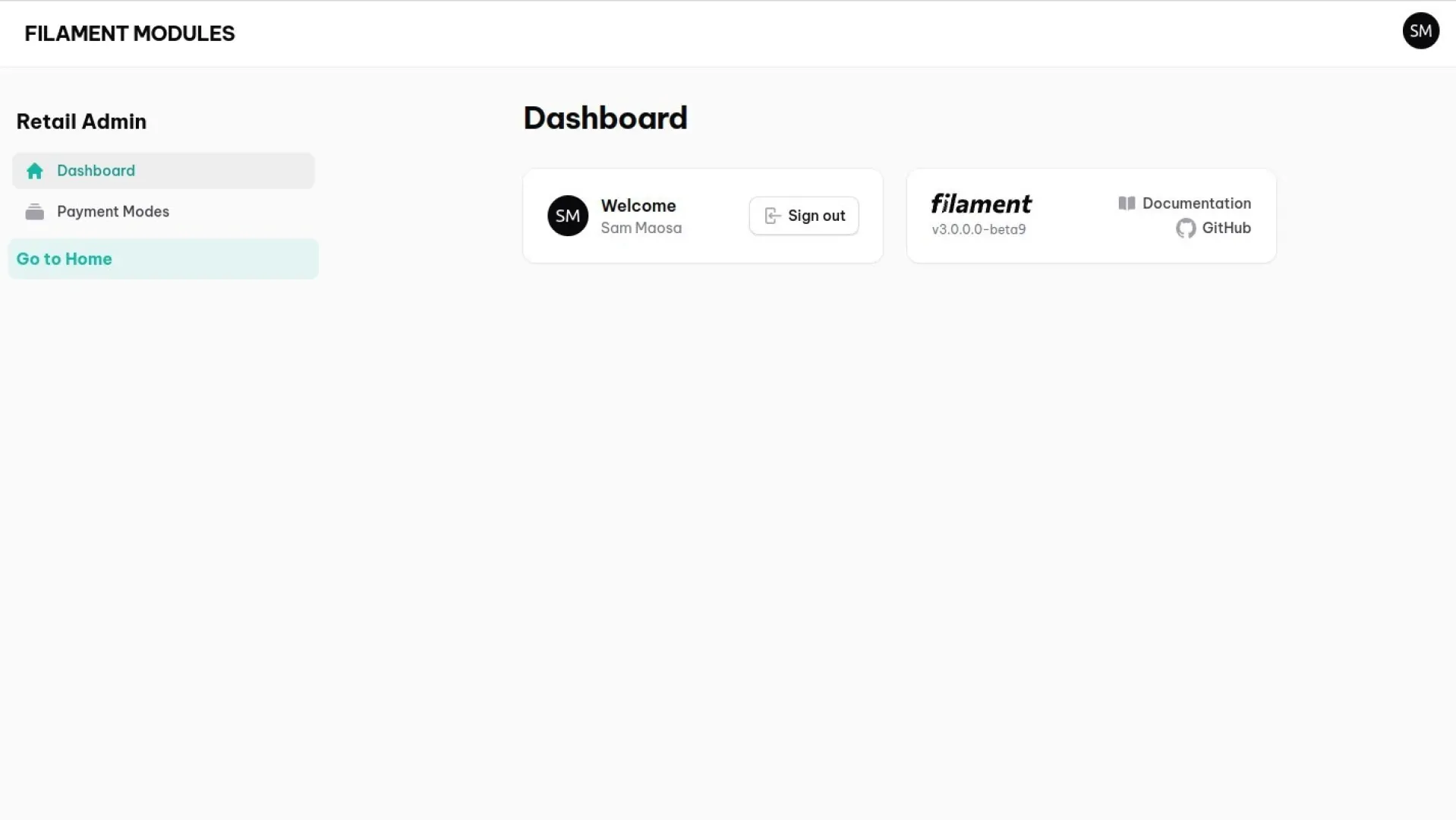 Modules by Sam Maosa - Filament