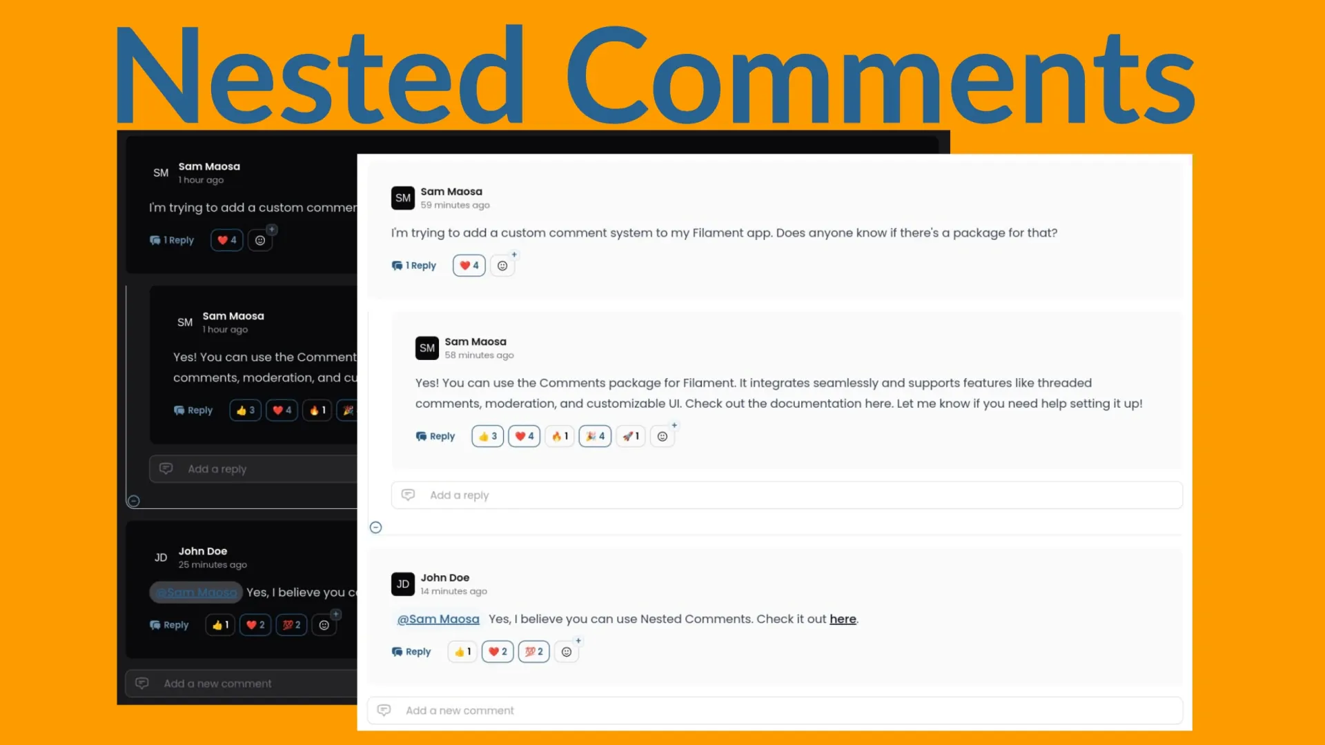 Nested Comments by Sam Maosa - Filament