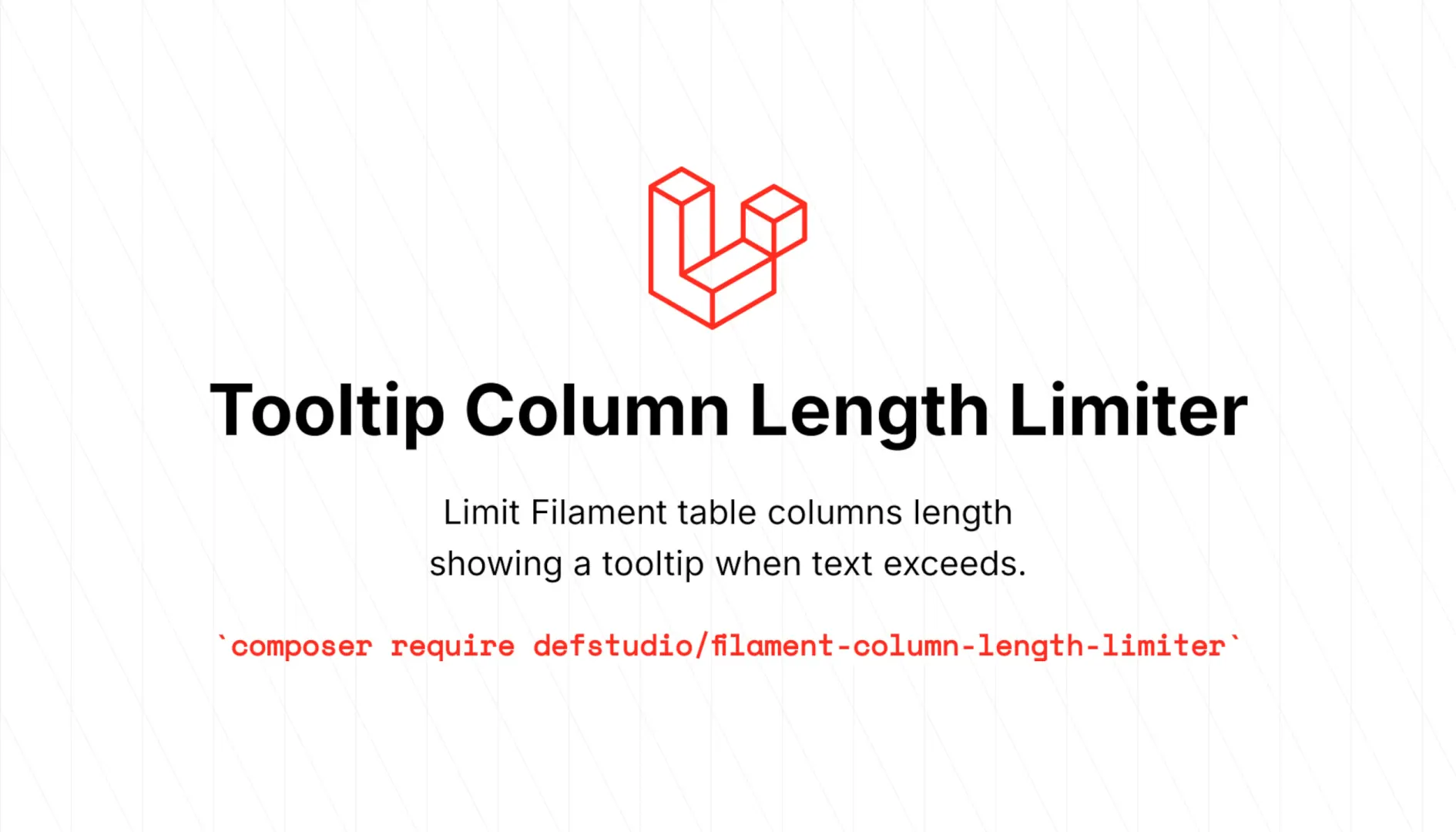 Tooltip Column Length Limiter by DEF Studio - Filament