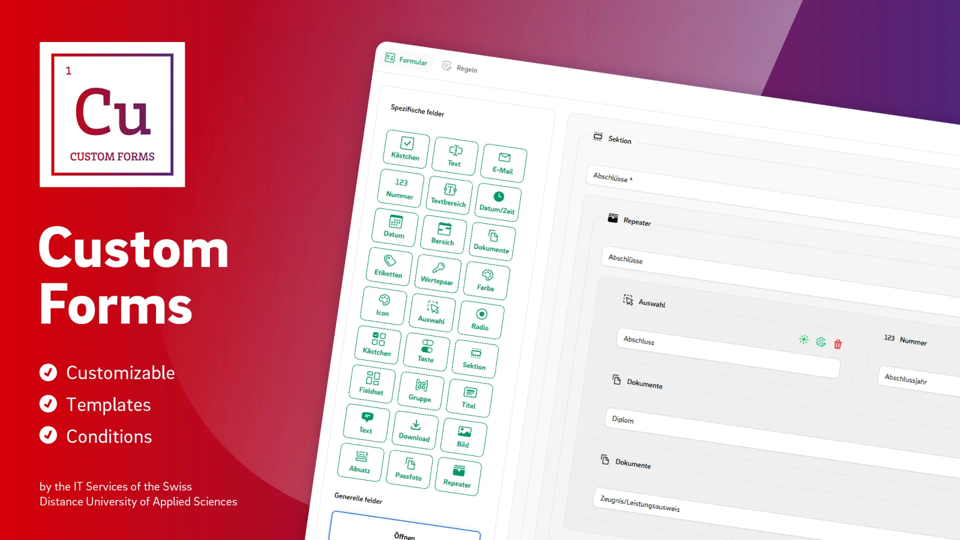 Custom Forms by FFHS IT - Filament