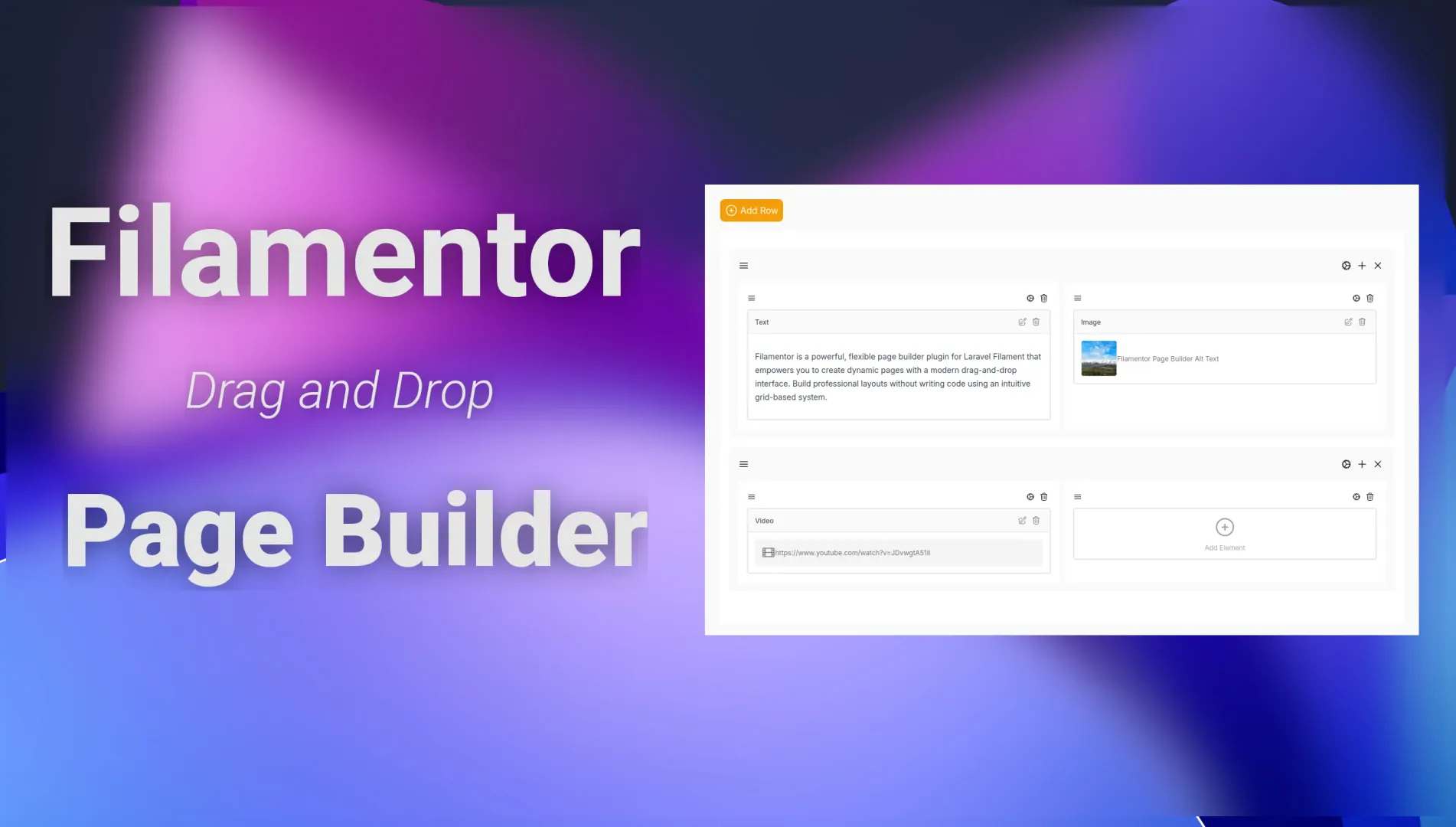 Filamentor Page Builder by George Semaan - Filament