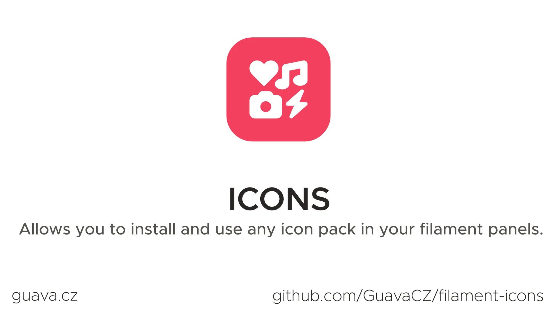 Icons by Guava - Filament