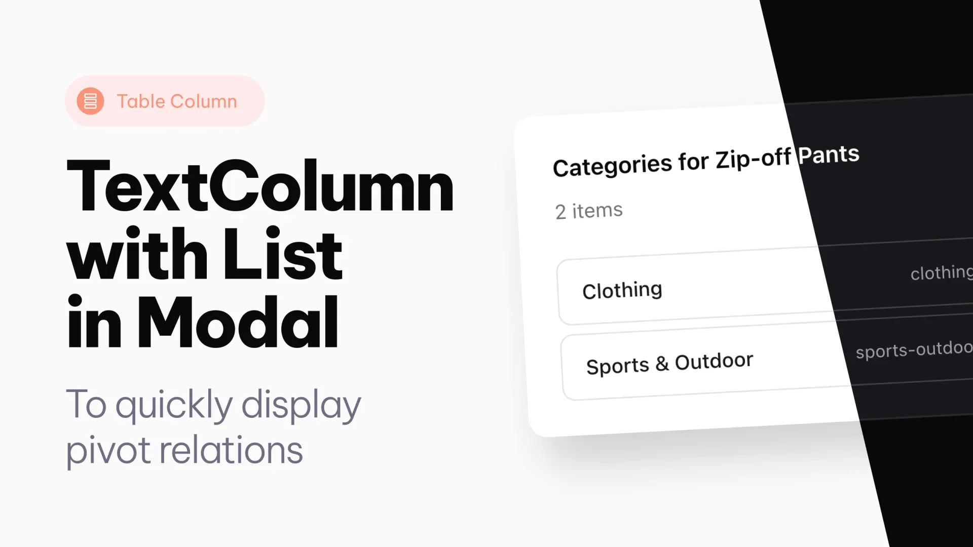 Text Column with List by Joost Meijerink - Filament