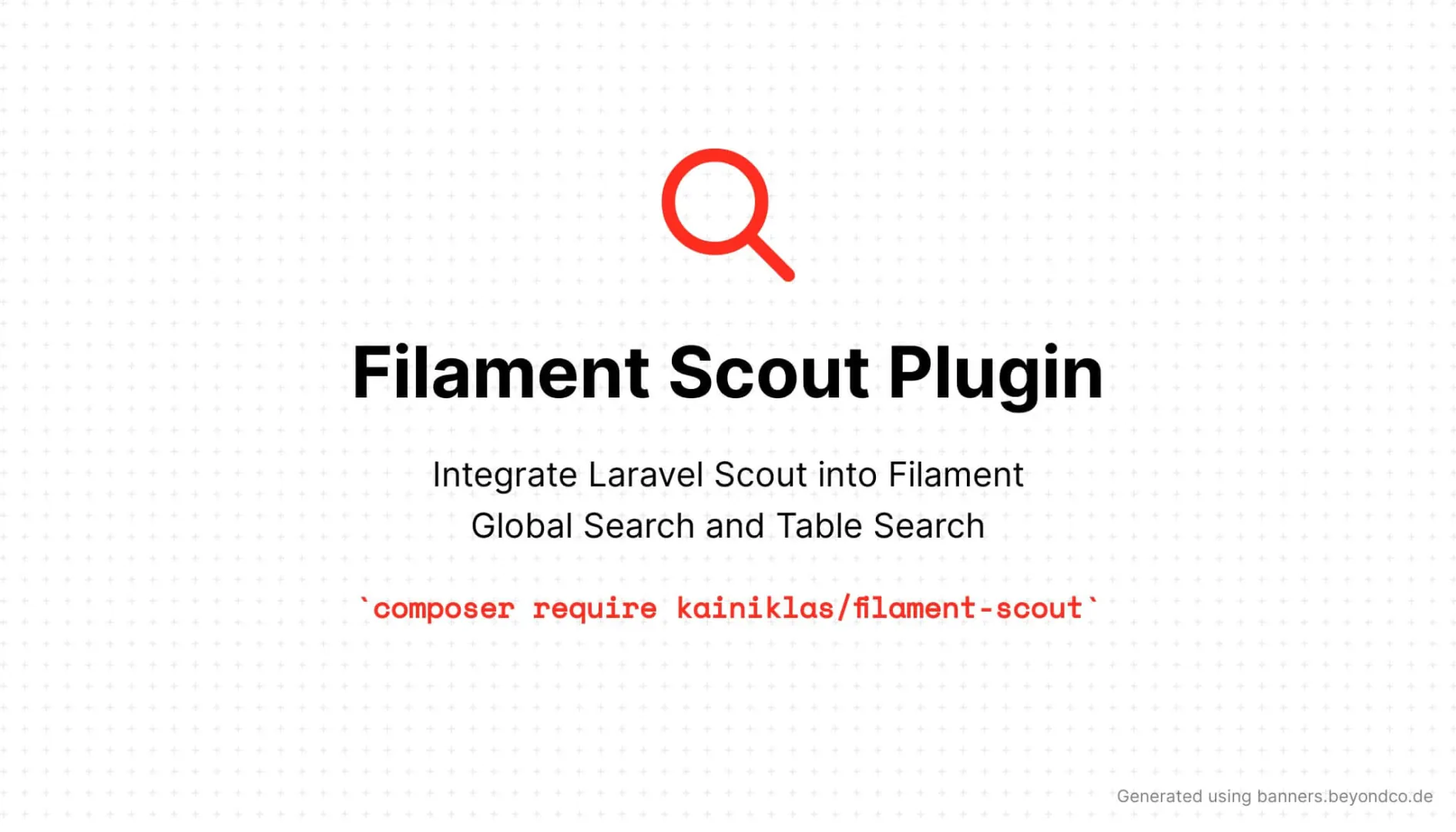 Laravel Scout By Kai Niklas Filament