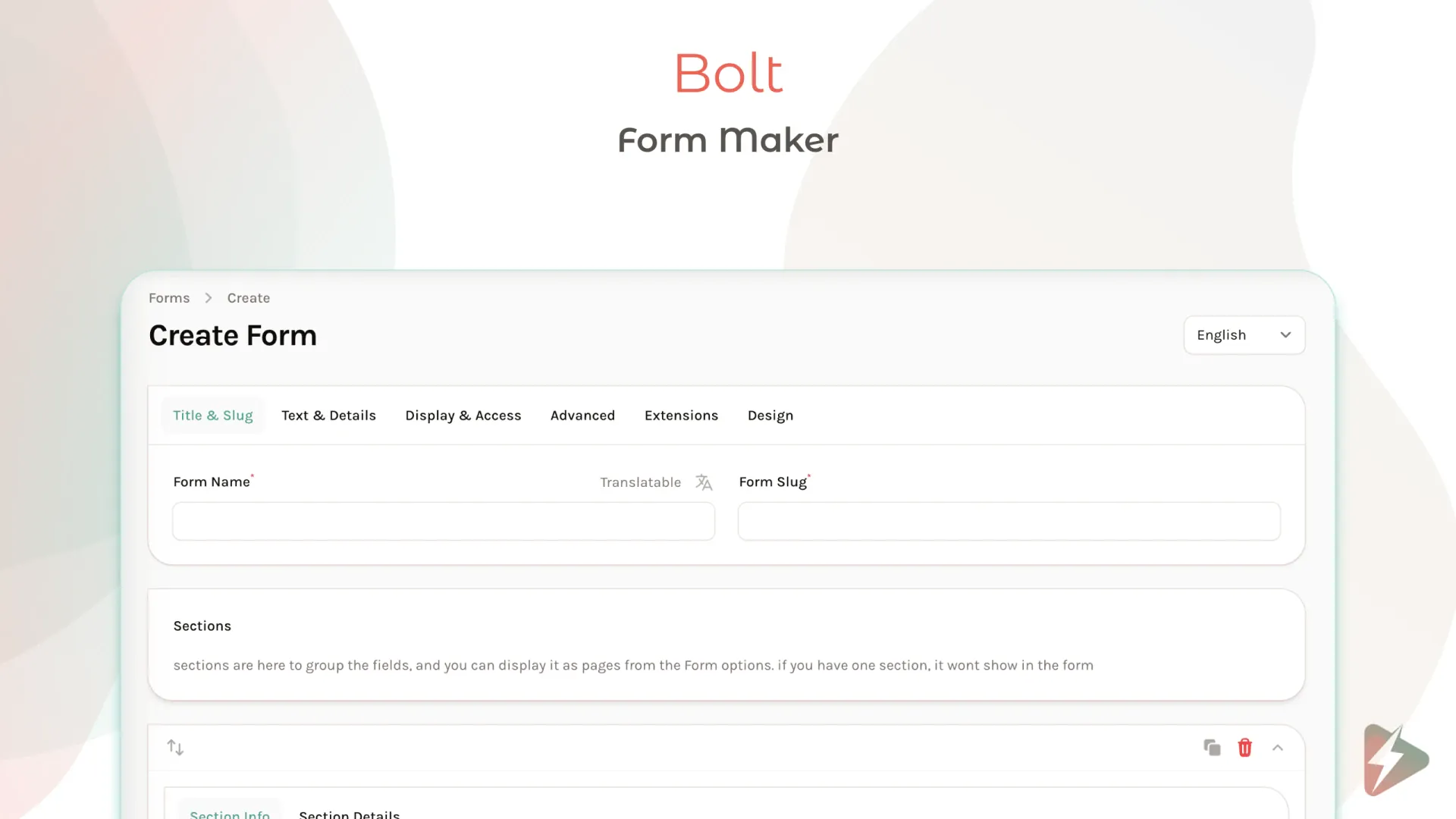 Bolt ⚡️ Form builder with UI by Lara Zeus - Filament