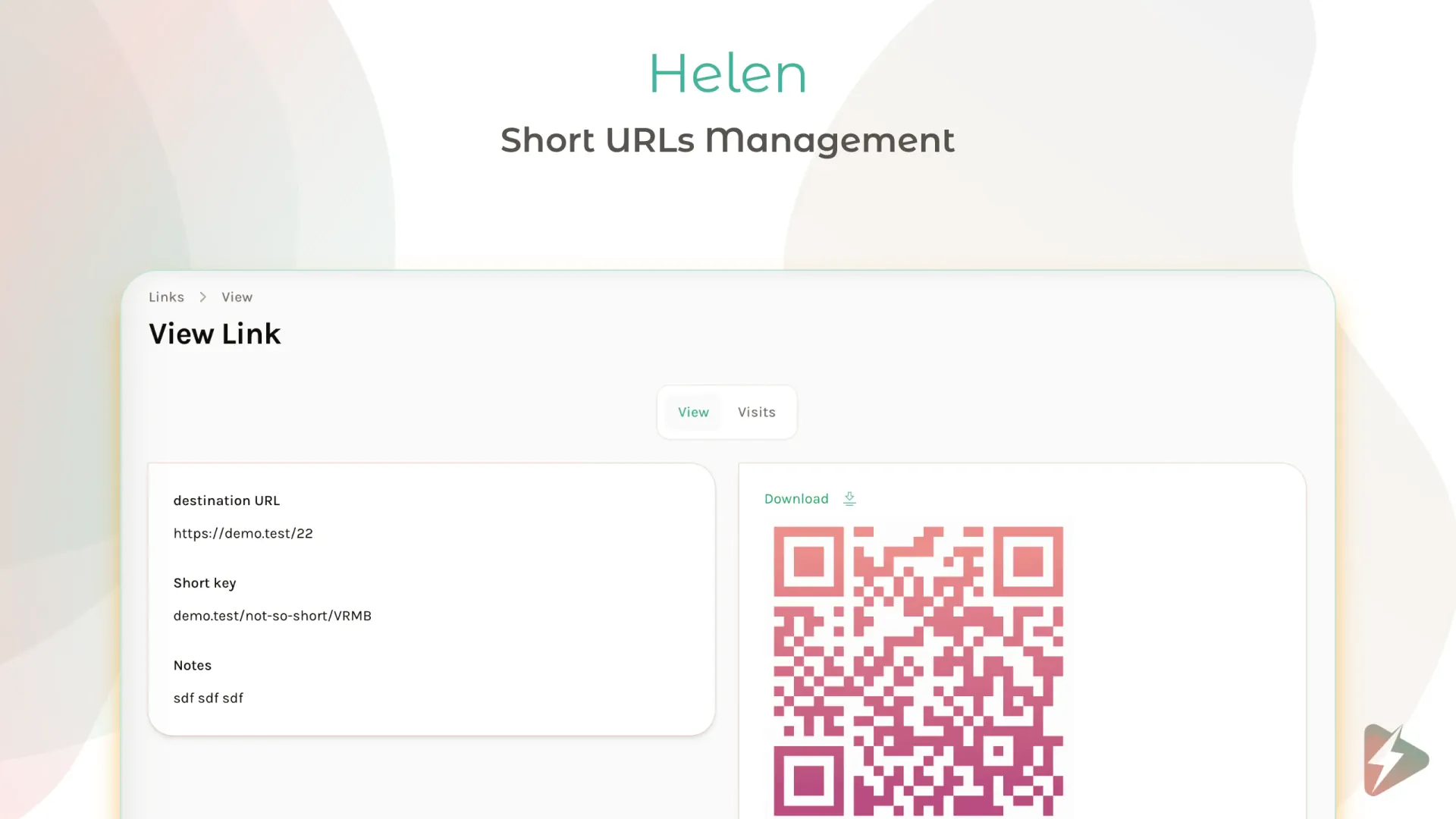 Helen ⚡️ Short URLs Management by Lara Zeus - Filament