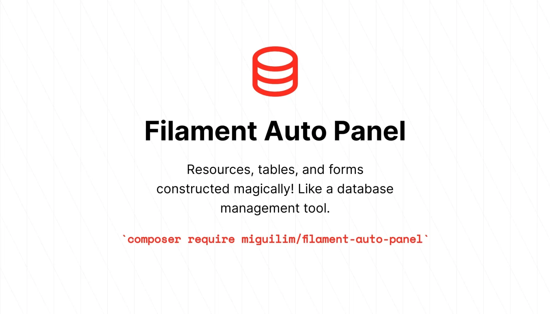 Auto Panel by Miguilim - Filament
