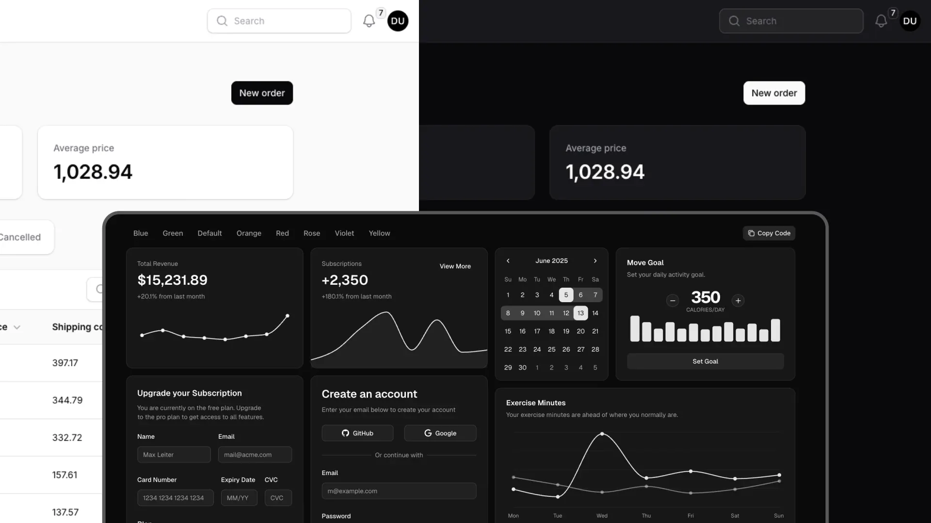 Shadcn Theme by Openplain - Filament