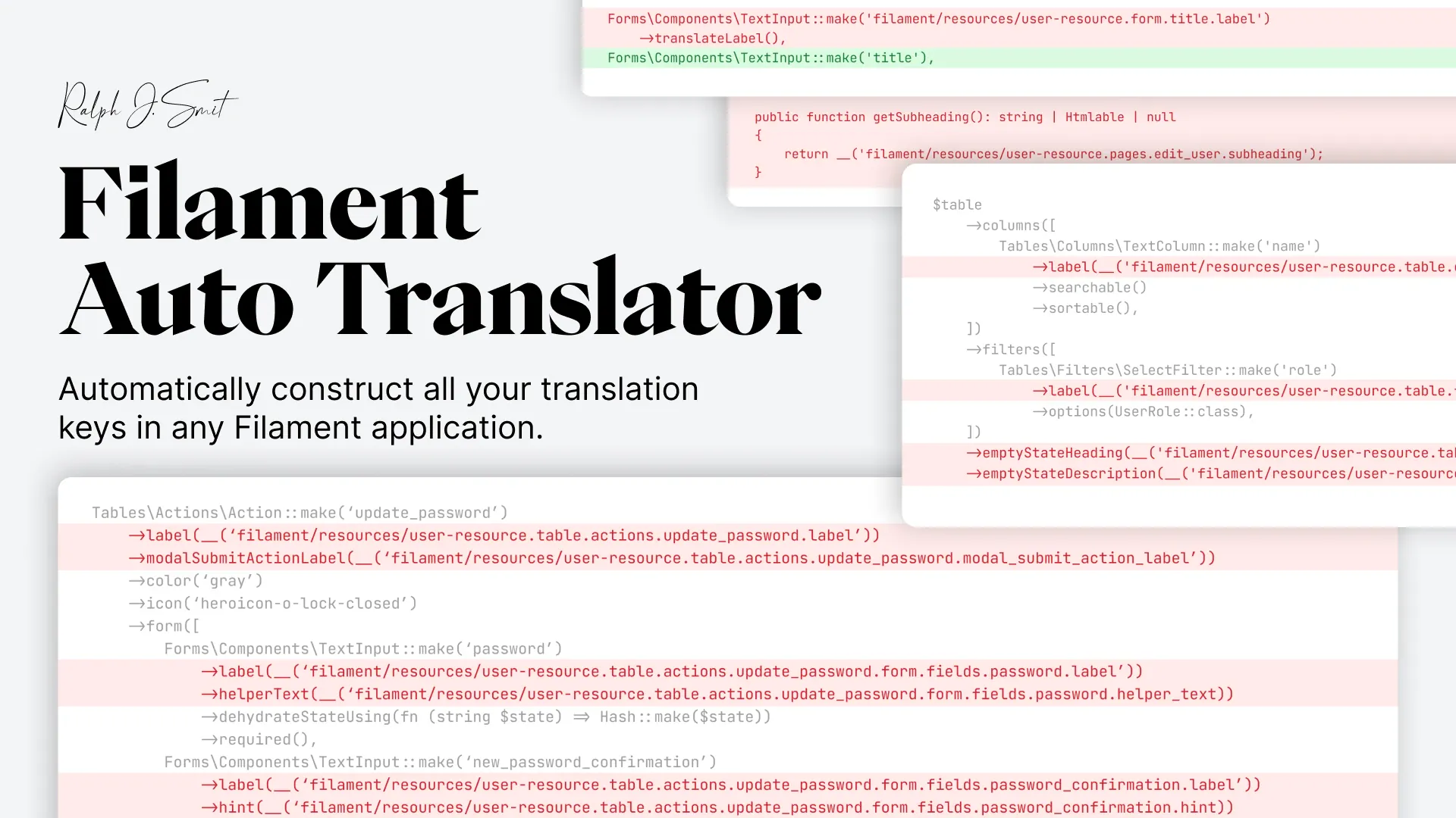 Auto Translator by Ralph J. Smit - Filament